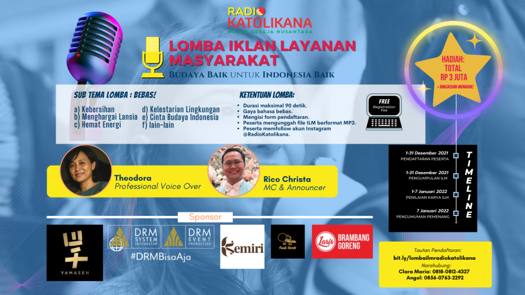 Radio Katolikana Gelar Lomba Iklan Layanan Masyarakat ‘Budaya Baik ...