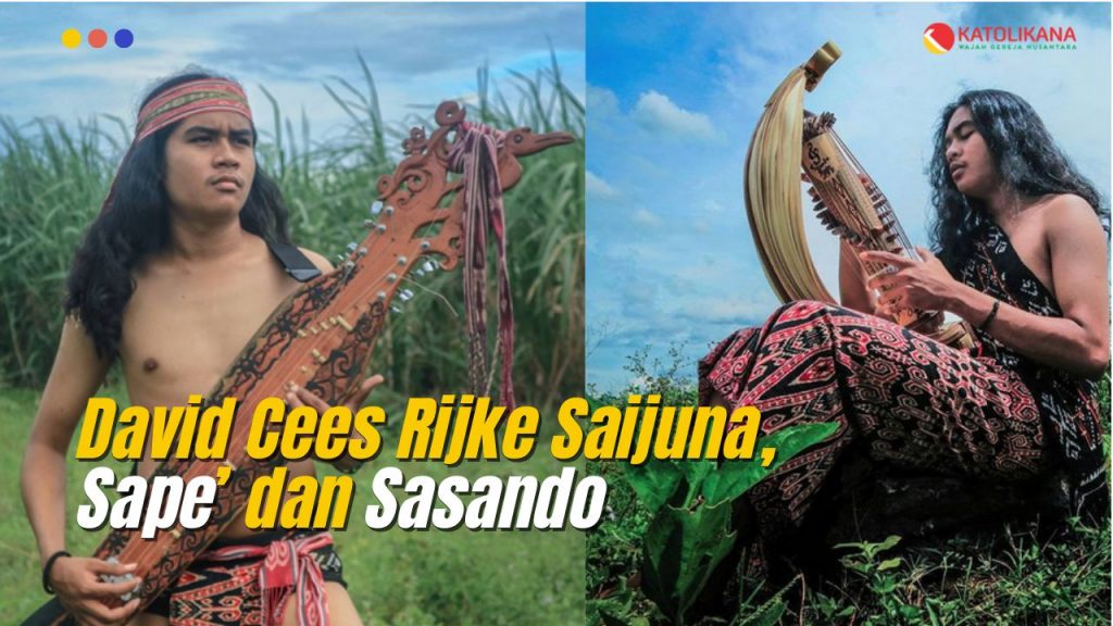 David Cees Rijke Saijuna Jatuh Cinta pada Sape’ dan Sasando – KATOLIKANA