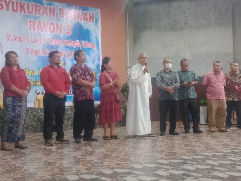Rayon 3 Paroki Tanjung Selamat Rayakan Sukacita Paskah dalam Semangat Persaudaraan - KATOLIKANA